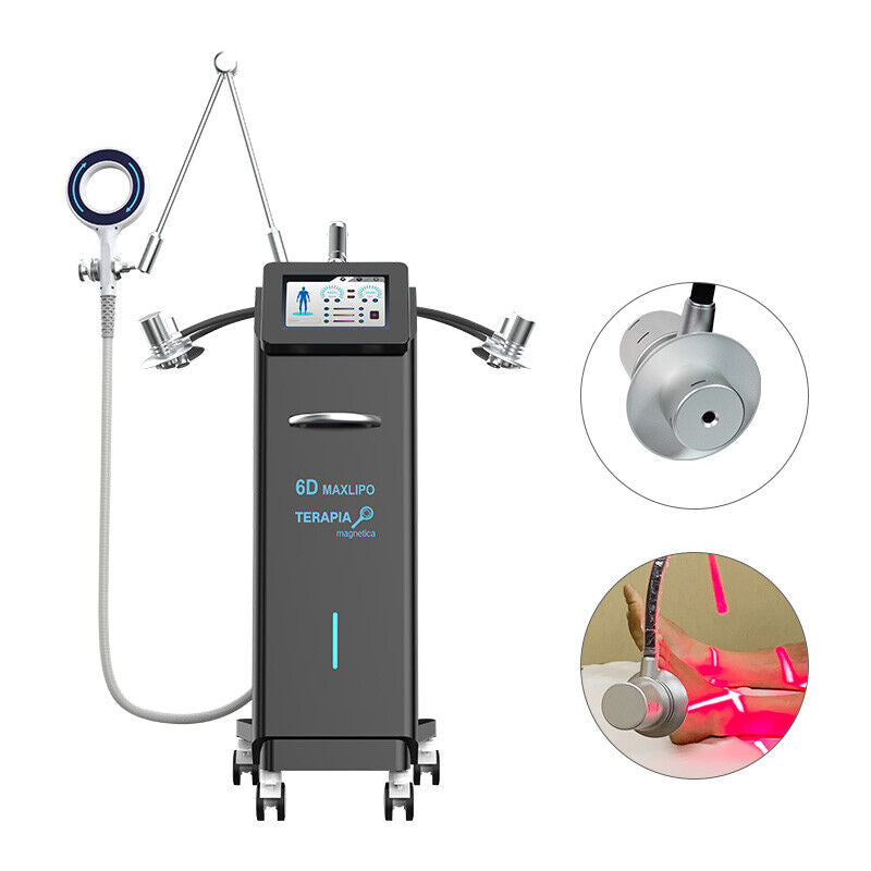 2 in1 6D Lipo Laser Machine 635nm Red Light Laser magnetic Field EMTT